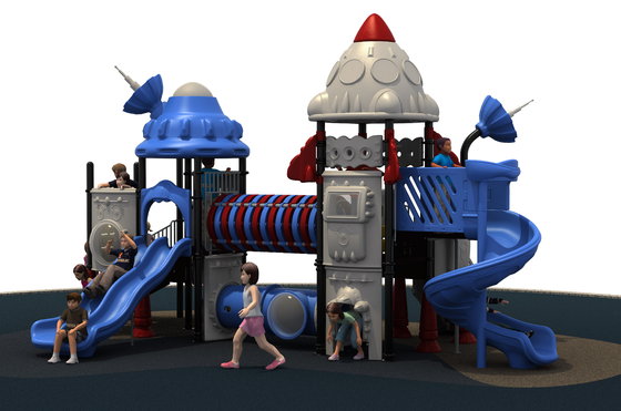Outdoor Playground Plastic Playground Material play equipment used for preschool supplier