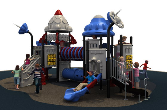 Outdoor Playground Plastic Playground Material play equipment used for preschool supplier
