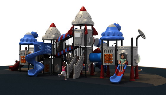 Attractive children used outdoor playground equipment with climber slide supplier