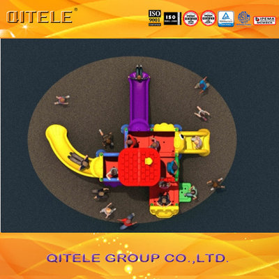 CSA Children Playground Equipment With Rubber Coated Rot - Proof supplier
