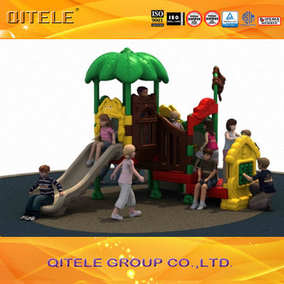 Outdoor Children Playground Equipment With Multi Slides LLDPE supplier