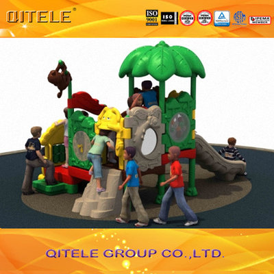 Outdoor Children Playground Equipment With Multi Slides LLDPE supplier
