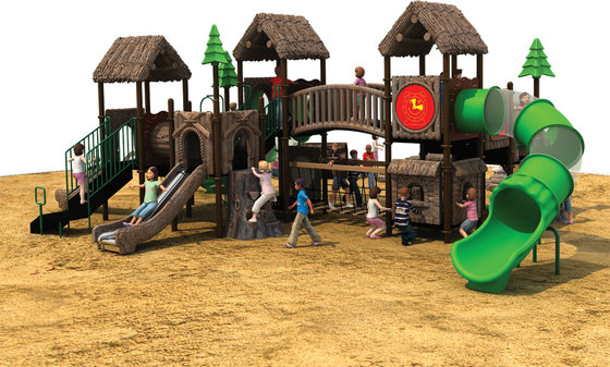 Outdoor Playground Type and Plastic Playground Material outdoor play area supplier