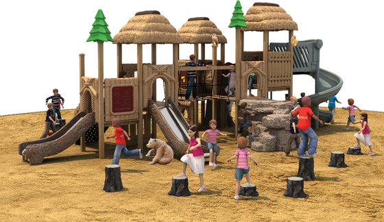 Other Baby Toys Type Strong Detachable Large Kids Plastic Playground Slide supplier