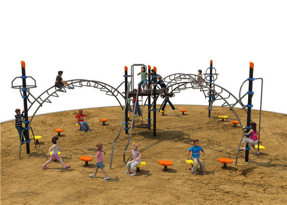 HDPE Material Kids Outdoor Gym Equipment 1170*550*320 Cm For Amusement Park supplier