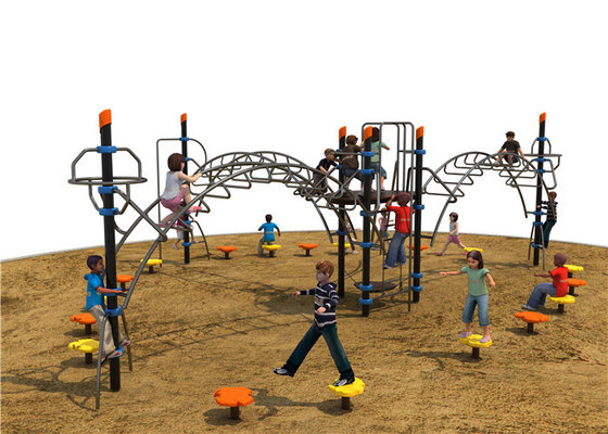 HDPE Material Kids Outdoor Gym Equipment 1170*550*320 Cm For Amusement Park supplier