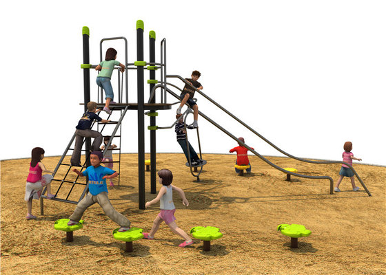Physical Training Kids Outdoor Gym Equipment With Stainless Steel AISI 304 Fasteners supplier