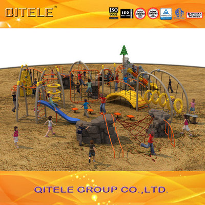 Cargo Net Climbing Wall , Childrens Climbing Net Outdoor For Parks supplier