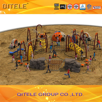 Galvanized Post Outdoor Climbing Cargo Net For Education Organizations supplier
