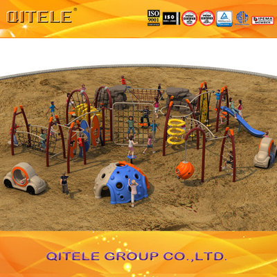 Galvanized Post Outdoor Climbing Cargo Net For Education Organizations supplier