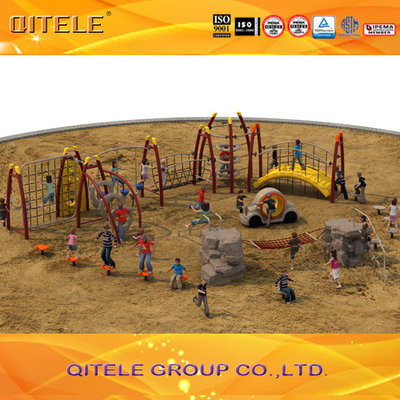 ASTM Certificate Kids Climbing Net For 2 - 12 Years Old Arch Bridge supplier