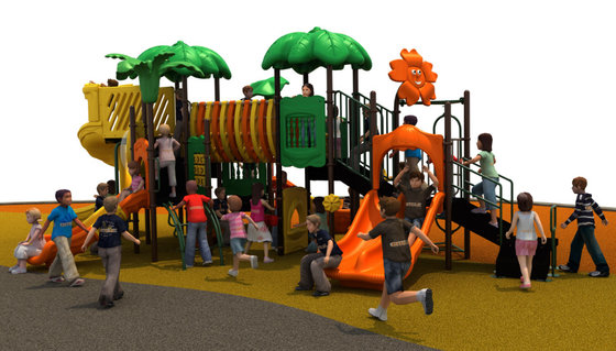 2016 Large Kindergarten Kids Plastic Outdoor Playground for kindergarten and park supplier