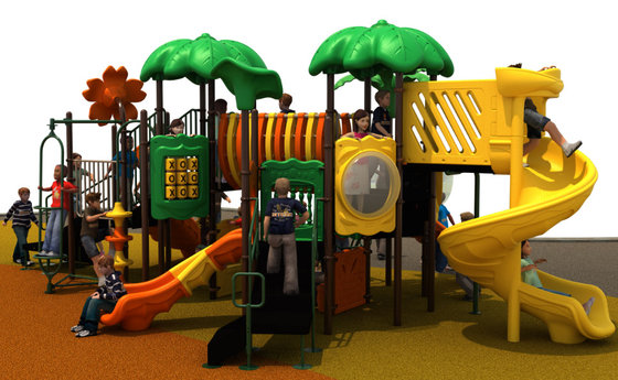 2016 Large Kindergarten Kids Plastic Outdoor Playground for kindergarten and park supplier