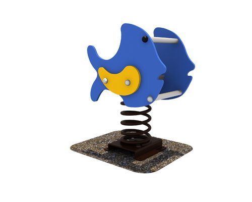 Anti Crack Spring Rockers Playground Equipment With PE Board Lion supplier