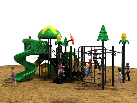 Nylon Rope Kids Play Equipment Outdoor With Climbing Nets Galvanized supplier