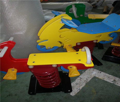 2016 Hot Sale PE Spring Rider with different color for Children in Outdoor Playground supplier