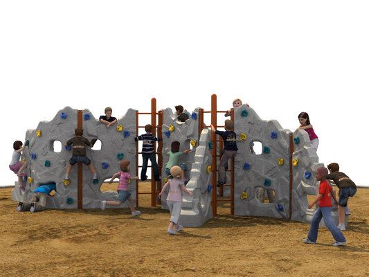 Kids Garden Climbing Wall , Diy Kids Rock Climbing Wall ASTM supplier