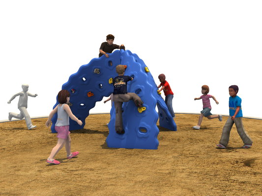 Security Homemade Climbing Wall For Kids , Indoor Home Rock Climbing Wall supplier