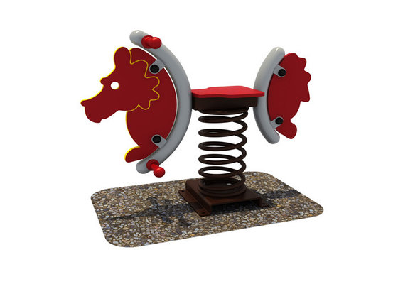 2016 Hot Sale PE Spring  Rider  with  Dog Shape for Children in Outdoor Playground supplier