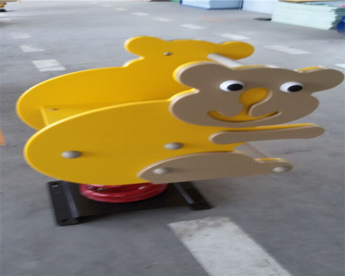 2016 Hot Sale PE Spring  Rider  with  Dog Shape for Children in Outdoor Playground supplier