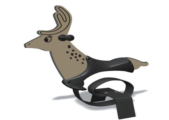 Shape Customized Playground Equipment Spring Animals With Deer Shape supplier