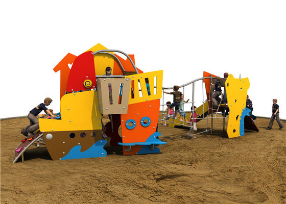 2016 Colorful PE Playground Equipment with Stainless Slide For Kids of Outdoor supplier