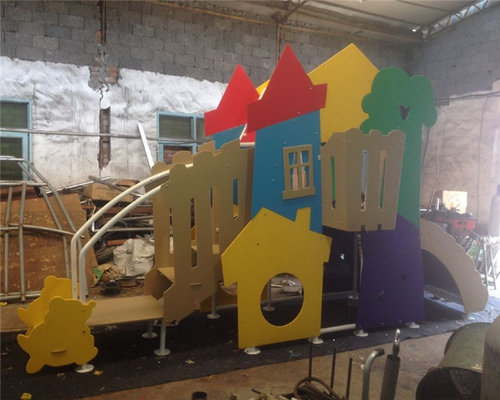 2016 Colorful PE Playground Equipment with Stainless Slide For Kids of Outdoor supplier