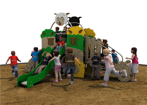 2016 Colorful PE Playground Equipment with Stainless Slide For Kids of Outdoor supplier