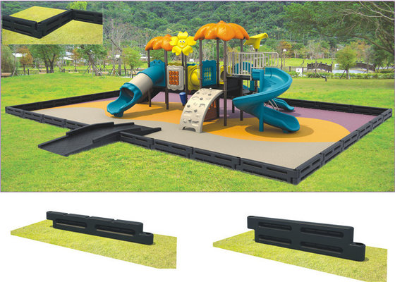 Multi Color Rubber Ground Mats , Kid Play Mats Rubber Outdoor supplier