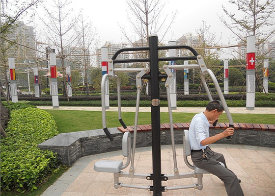 HDPE Plastic Exercise Playground Equipment , Outdoor Park Gym Equipment supplier