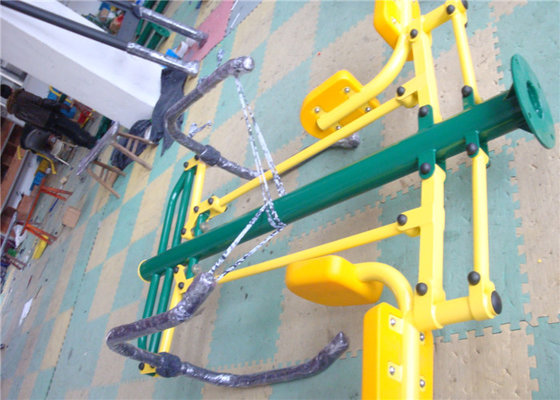 HDPE Plastic Exercise Playground Equipment , Outdoor Park Gym Equipment supplier