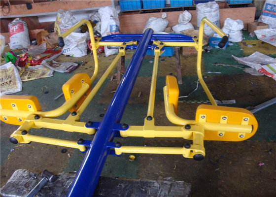 HDPE Plastic Exercise Playground Equipment , Outdoor Park Gym Equipment supplier