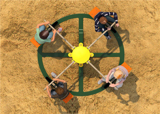 Glvanized Steel Spring Rider Playground Equipment Green Rotational supplier