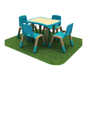Fireproof Kids Indoor Table And Chairs For Preschool Easy Assemble supplier