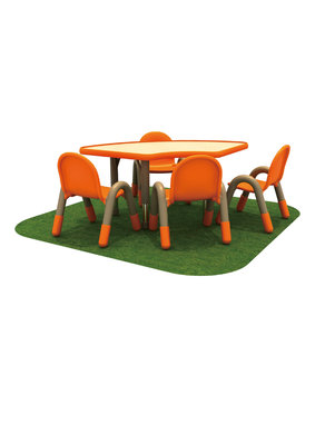 Irregular Children Table And Chairs Set With Solid Wood Fadeless supplier