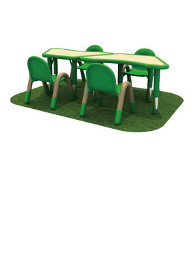Stainless Steel Children Table And Chairs With Adjustalbe Legs For Kindergarten supplier