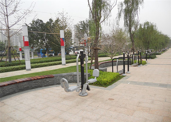 Color Customized Outdoor Fitness Equipment For Schools Aluminum Alloy supplier