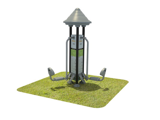 Color Customized Outdoor Fitness Equipment For Schools Aluminum Alloy supplier