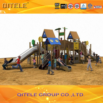 Outdoor Children Playground Equipment For Age 2 - 12 Safety supplier