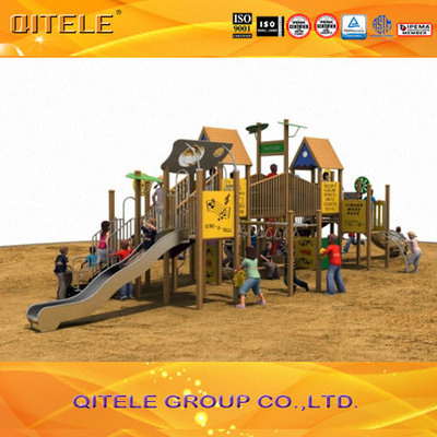 Outdoor Children Playground Equipment For Age 2 - 12 Safety supplier