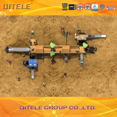 Outdoor Children Playground Equipment For Age 2 - 12 Safety supplier