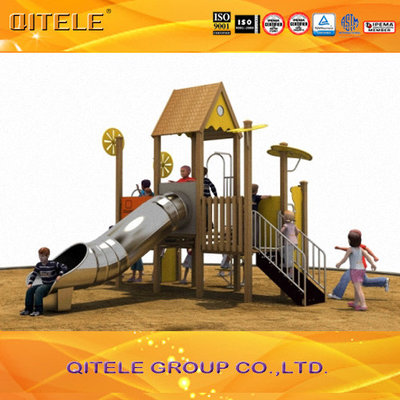 Stainless Steel Slide Kids Play Centre Equipment With Anti Theft Screws supplier