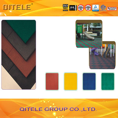 Outdoor Safety Play Mats , Rubber Safety Mats Outdoor Antislip supplier