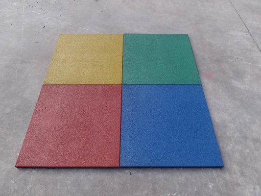 EN1176 Certificate Playground Rubber Mats shockproof Non Toxic supplier