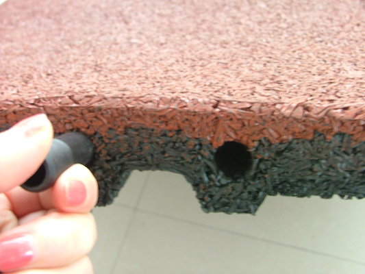 Anti UV 5 CM Rubber Mats Outdoor Playground Anti Slip ISO9001 supplier