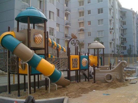 3D design LLDPE galvanized metal outdoor commercial play system playset for kids supplier