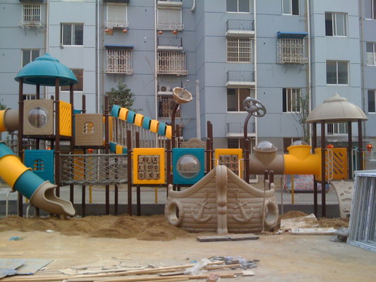 3D design LLDPE galvanized metal outdoor commercial play system playset for kids supplier