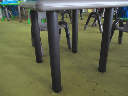 Unadjustable Legs Toddler Plastic Chair And Table Set Rectangle supplier
