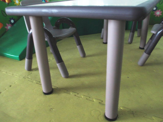 Unadjustable Legs Toddler Plastic Chair And Table Set Rectangle supplier