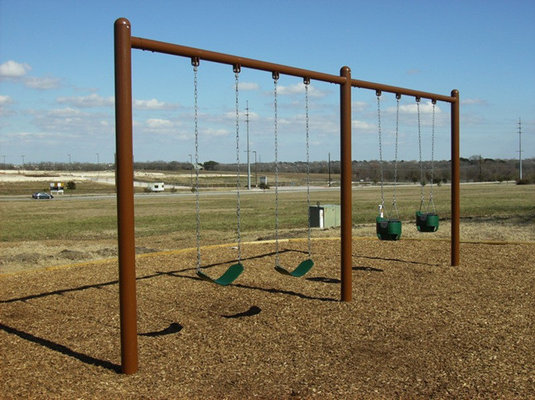 Amusement Park Outside Swing Sets For Children EN1176 Certification supplier
